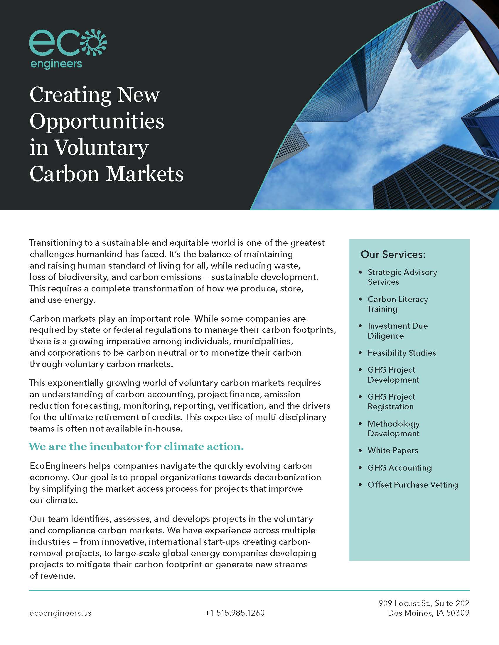 Creating New Opportunities in Voluntary Carbon Markets - EcoEngineers